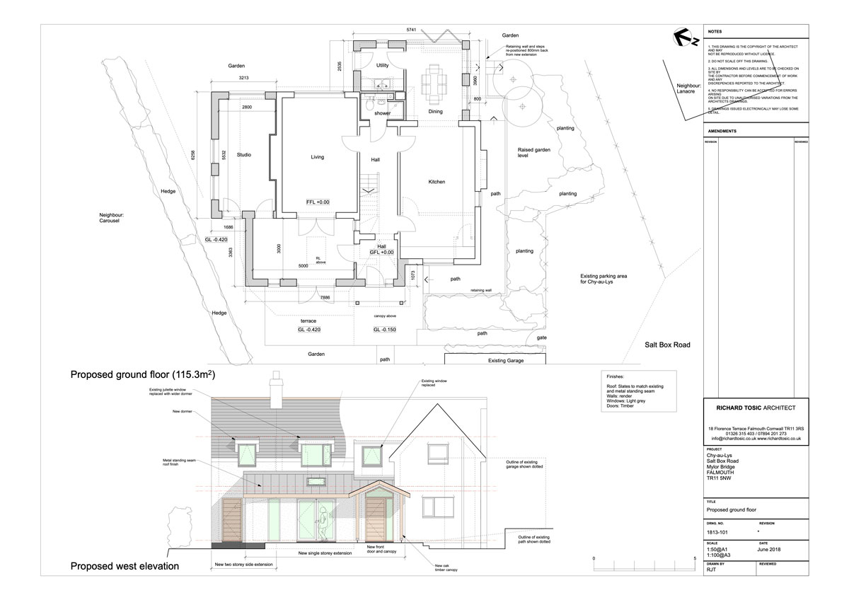 Extension Mylor Bridge – Richard Tosic Architect